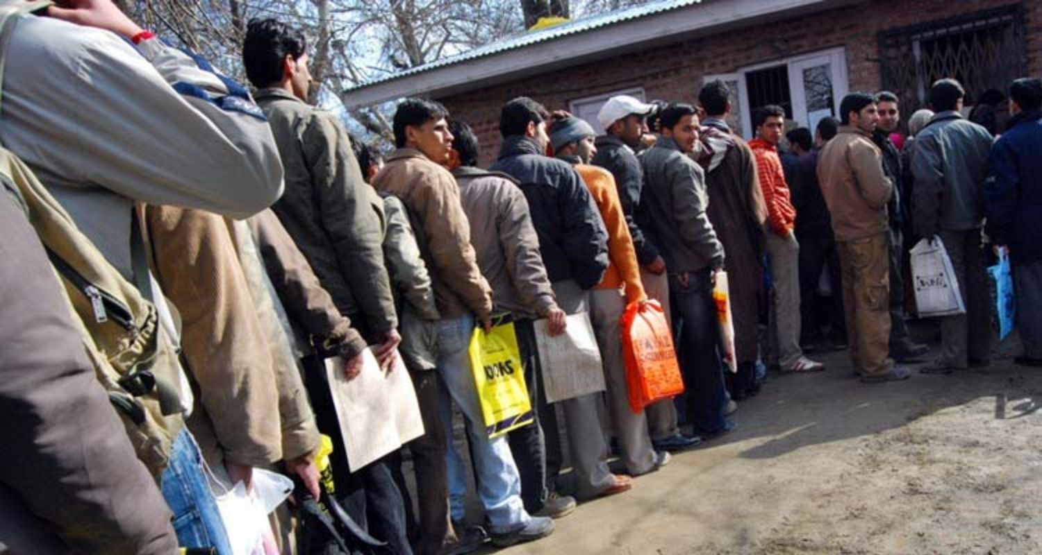 Unemployment in Jammu & Kashmir: 3.57 Lakh Educated Youth Registered ...